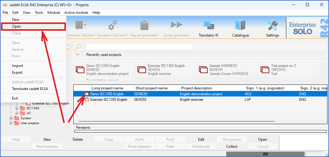 Project Module Major Features And Functions Open Project How 7197